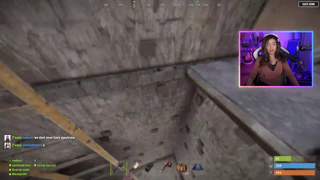 POKIMANE MOANIG IN THE OTV RUST NEW SERVER - YouTube