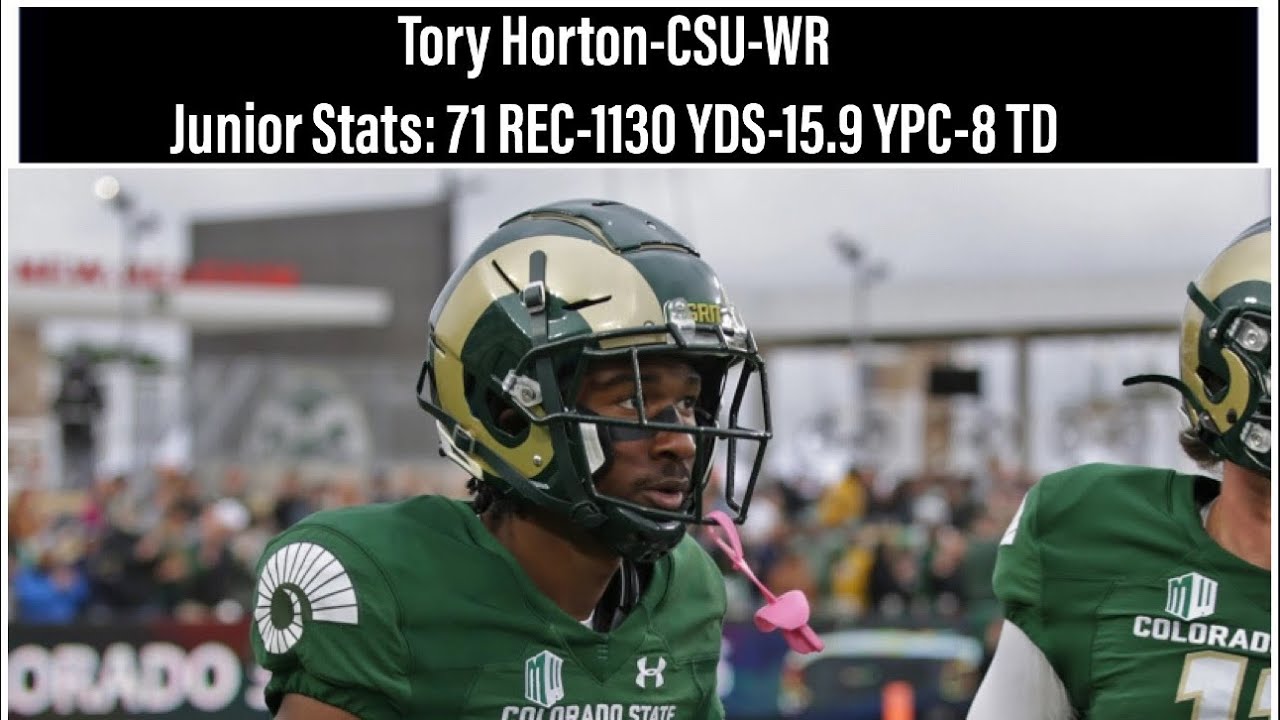 Tory Horton Junior Season Highlights-CSU WR-2022-2023 CFB Season - YouTube