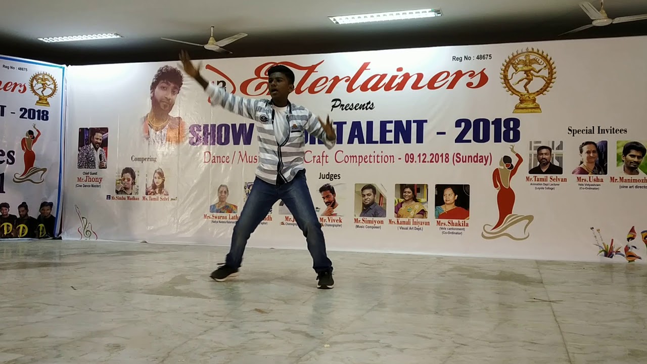 ESD Kid Kamalesh at Vels University competition - YouTube
