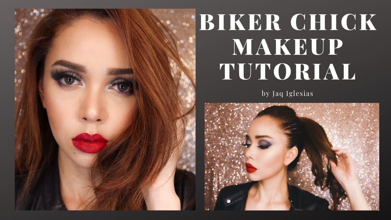 Biker Chick Makeup Tutorial - YouTube