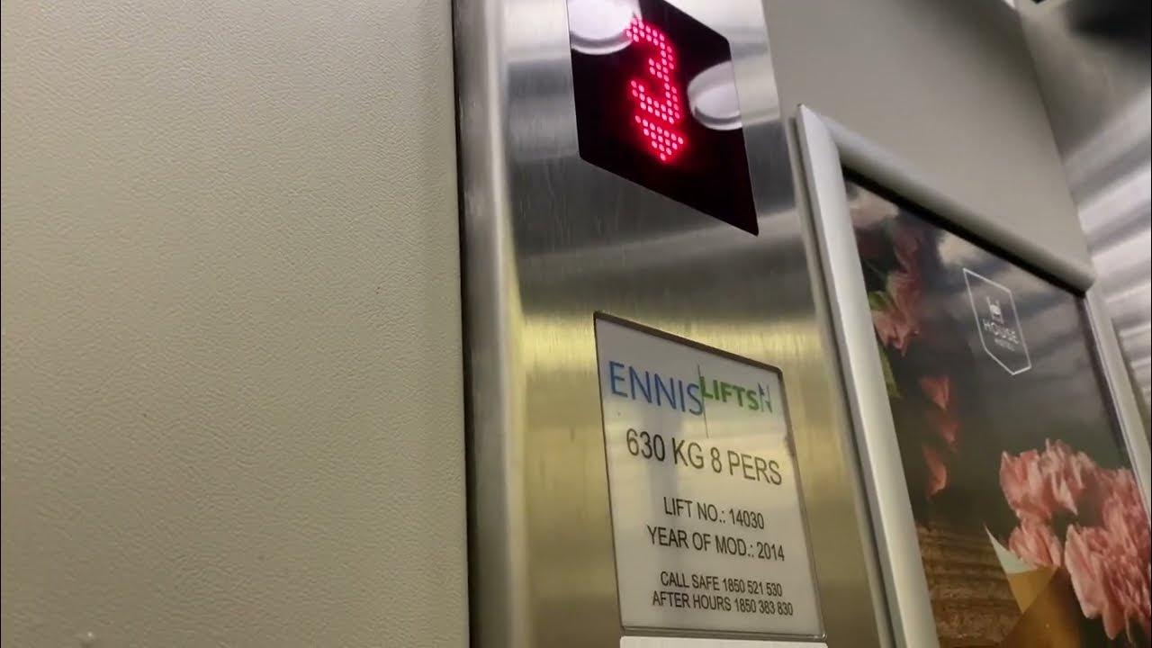 Otis Europa 2000 Lift, (Modernised By Ennis), The House Hotel, Galway City - YouTube