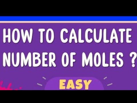 How to find Number of moles chemistry basic class 9,10,11 - YouTube