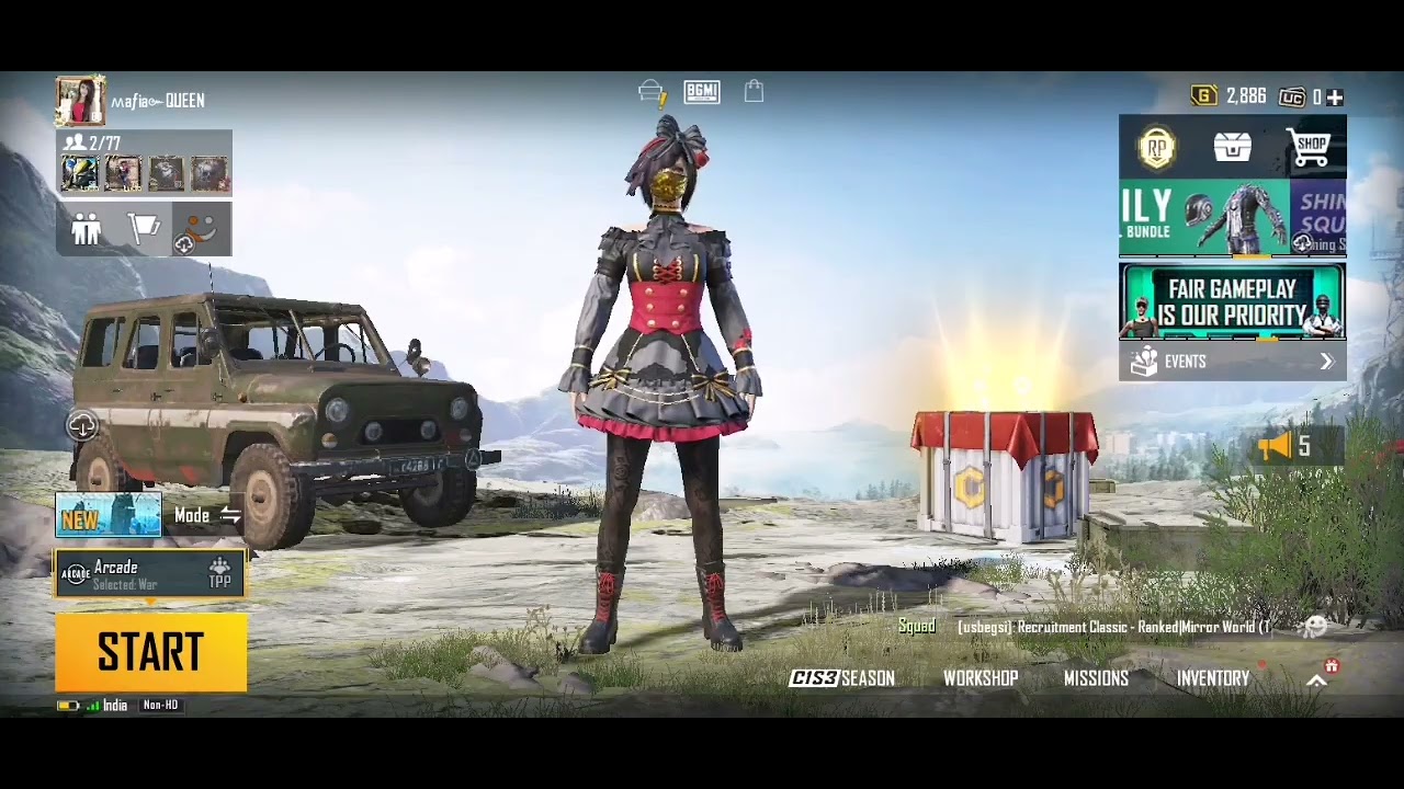 BGMI character opening.. 🤩 - YouTube