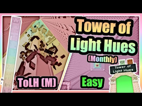 [JToH] 💡🟦 Tower of Light Hues (Monthly) (ToLH (M)) | 🟩Easy🟩 | Jukes Towers of Hell Zone 1