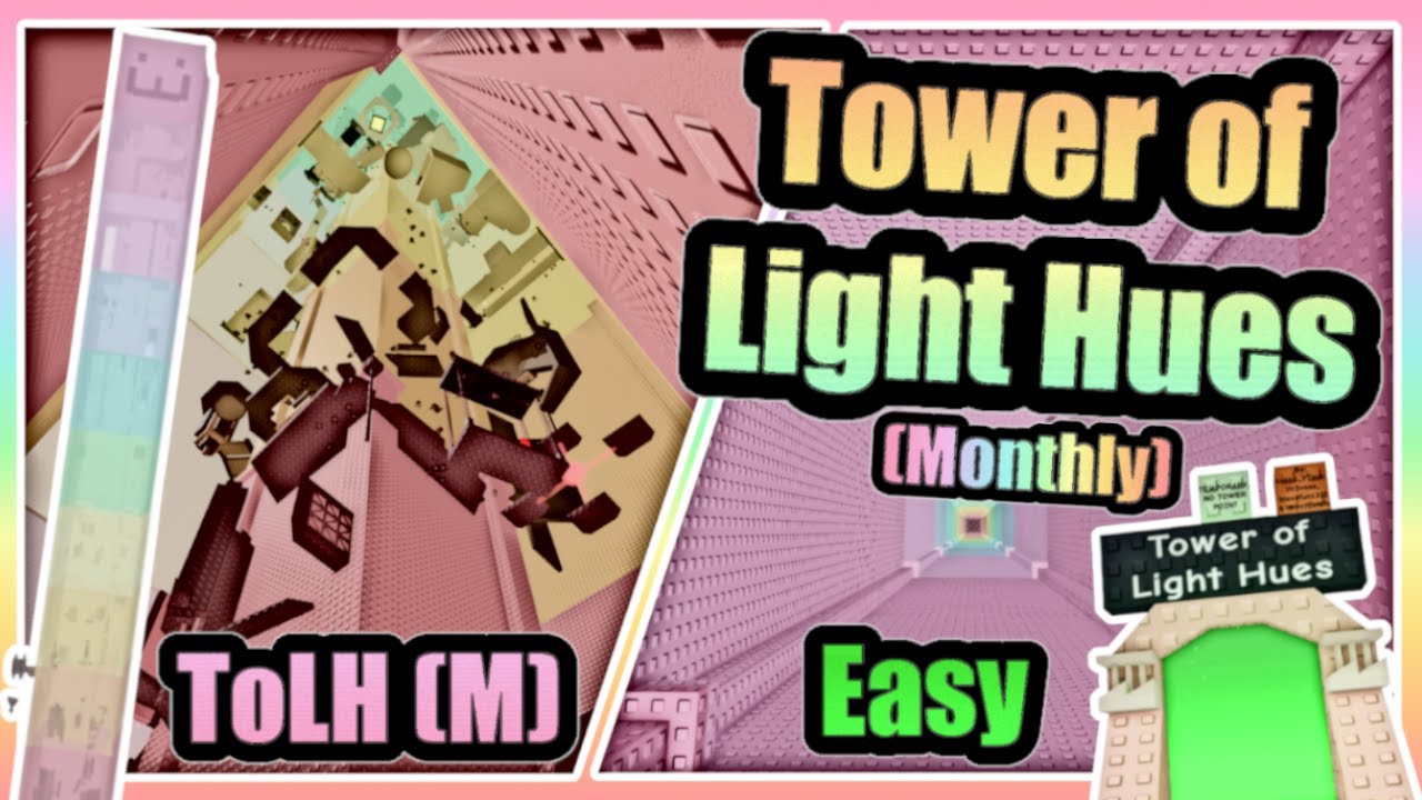 [JToH] 💡🟦 Tower of Light Hues (Monthly) (ToLH (M)) | 🟩Easy🟩 | Jukes ...
