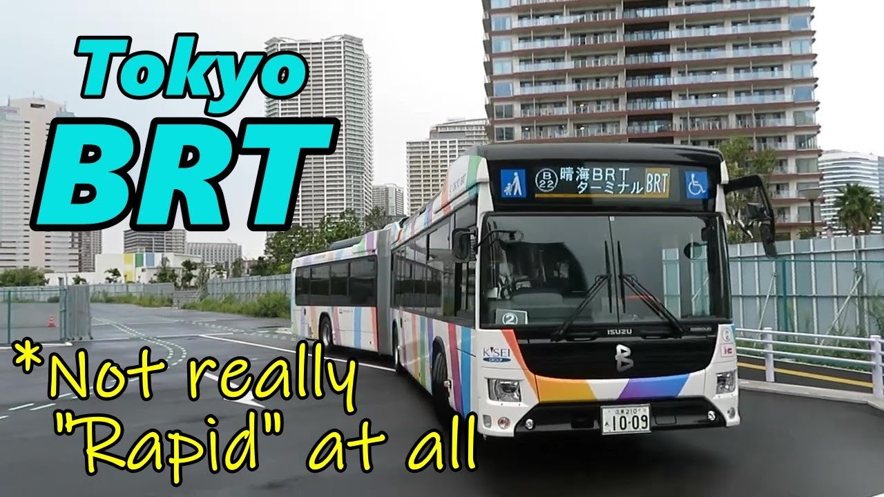 Riding the TOKYO BRT - first articulated bus service in downtown Tokyo ...