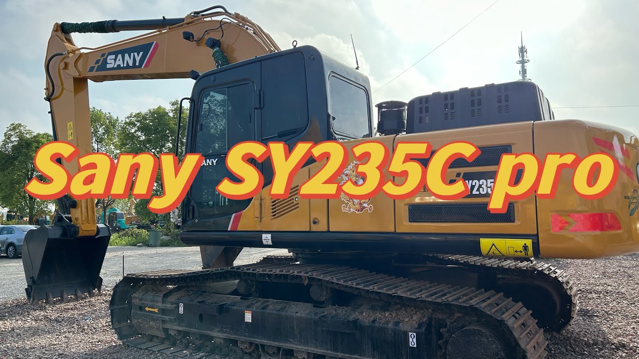 Used excavator Sany SY235C pro is ready to ship to Shanghai port. The ...