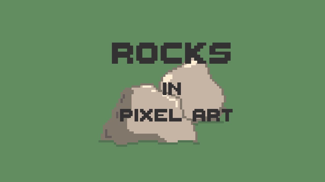 03 - Rocks in Pixel Art - YouTube
