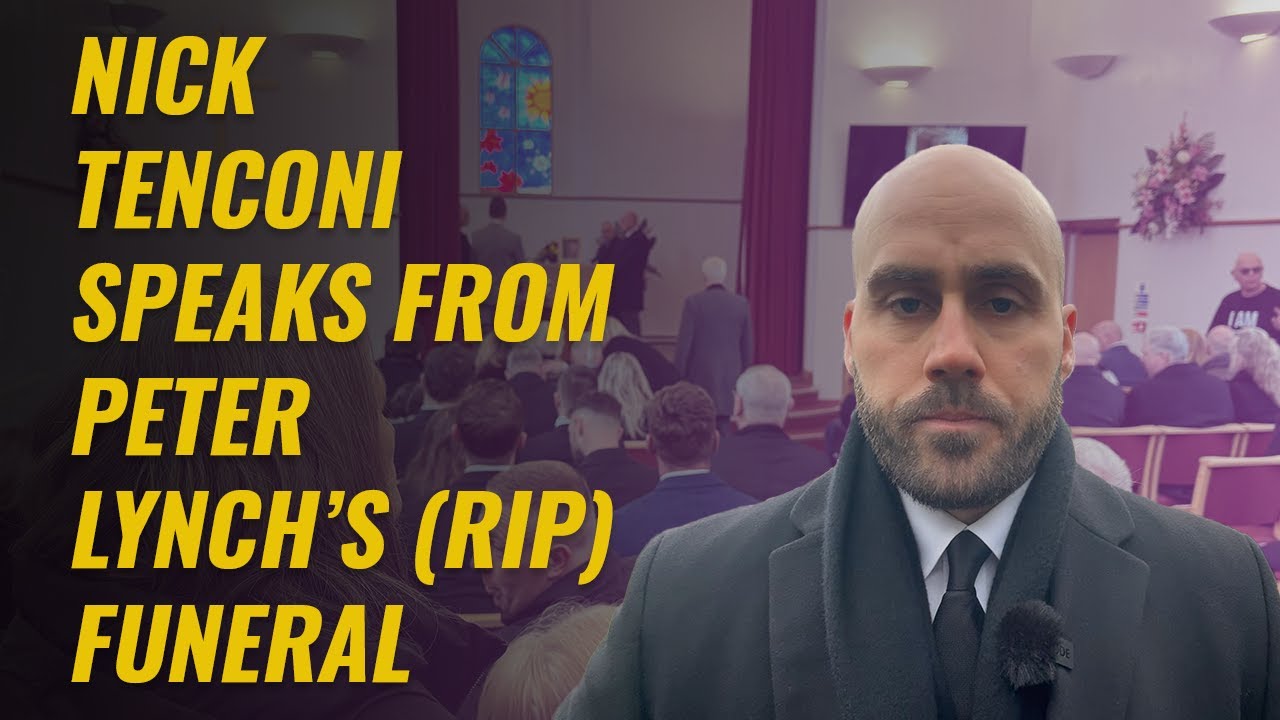 Nick Tenconi Speaks From Peter Lynch's (RIP) Funeral - YouTube