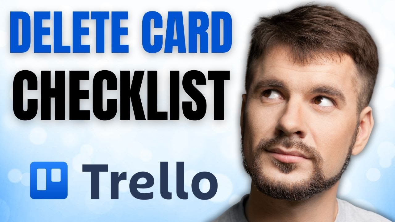 How to DELETE Trello Card Checklist Tasks in SECONDS! - YouTube