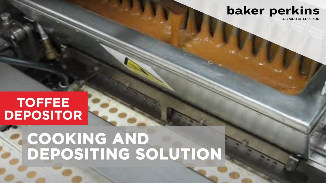 Baker Perkins Compact Toffee Depositor - YouTube