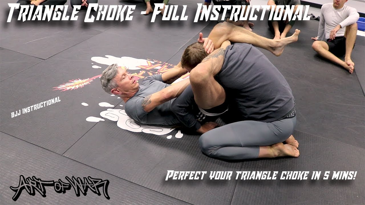 Triangle Choke - Jason Georgianna Full Instructional - YouTube