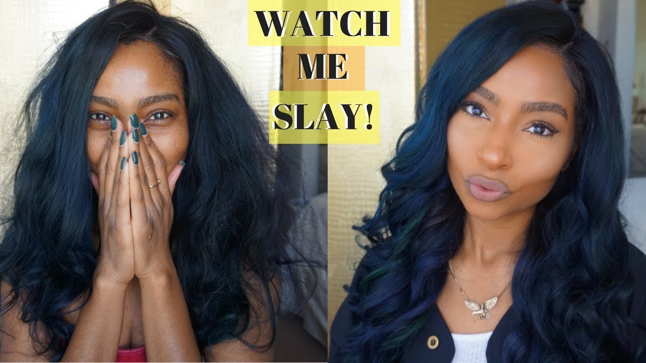 How to Slay a Lace Frontal Wig in less than 15 Minutes ft. Ali Julia ...