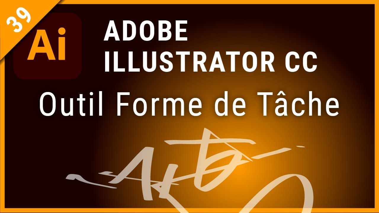 [TUTO] ILLUSTRATOR CC - Outil Forme de Tâche - YouTube