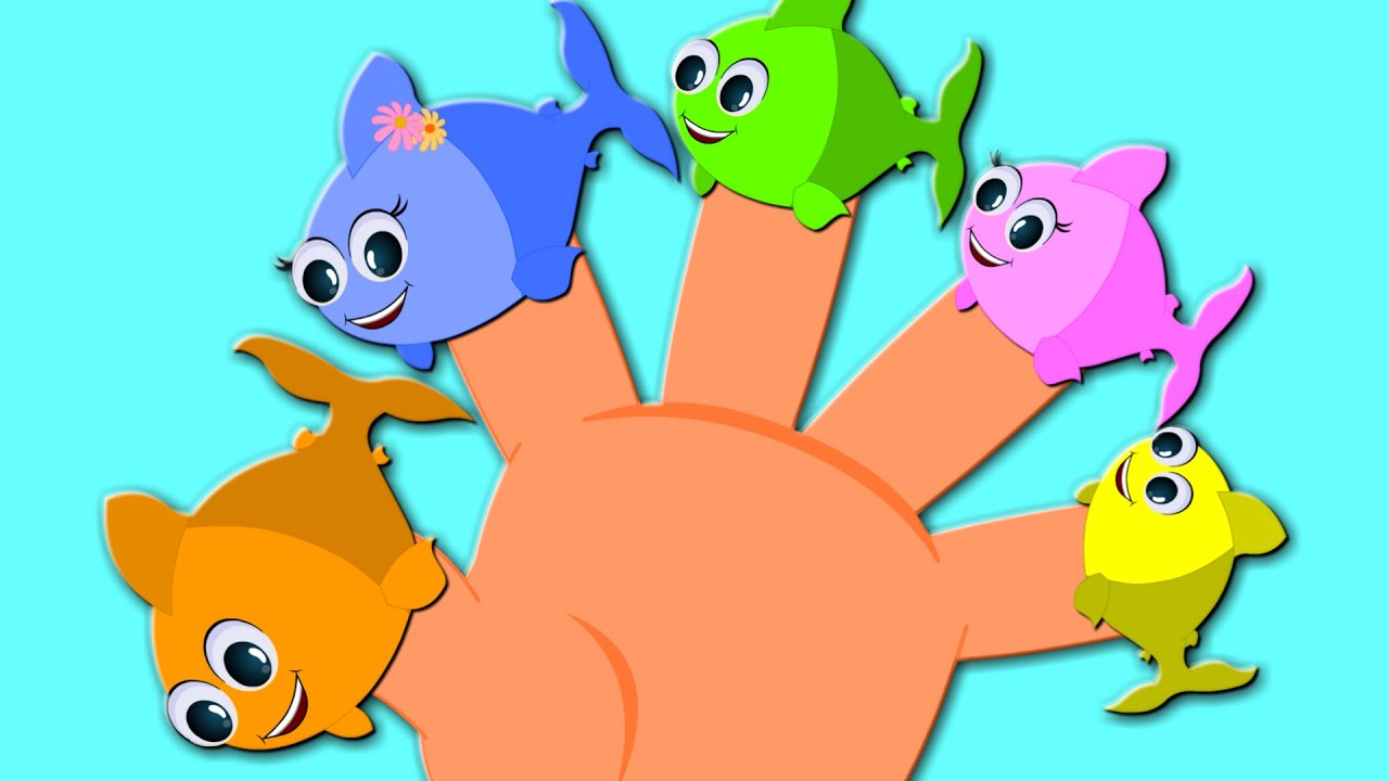 Finger Family Fish | Nursery Rhymes For Kids And Baby Songs For ...