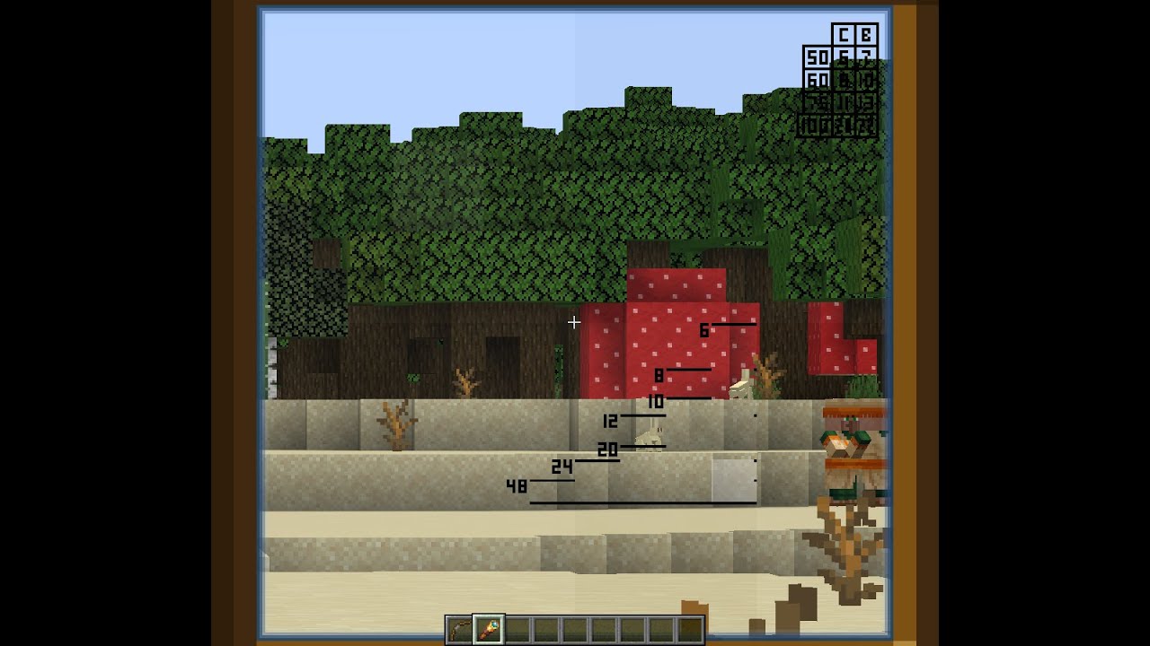 Telescope rangefinder for Minecraft - YouTube
