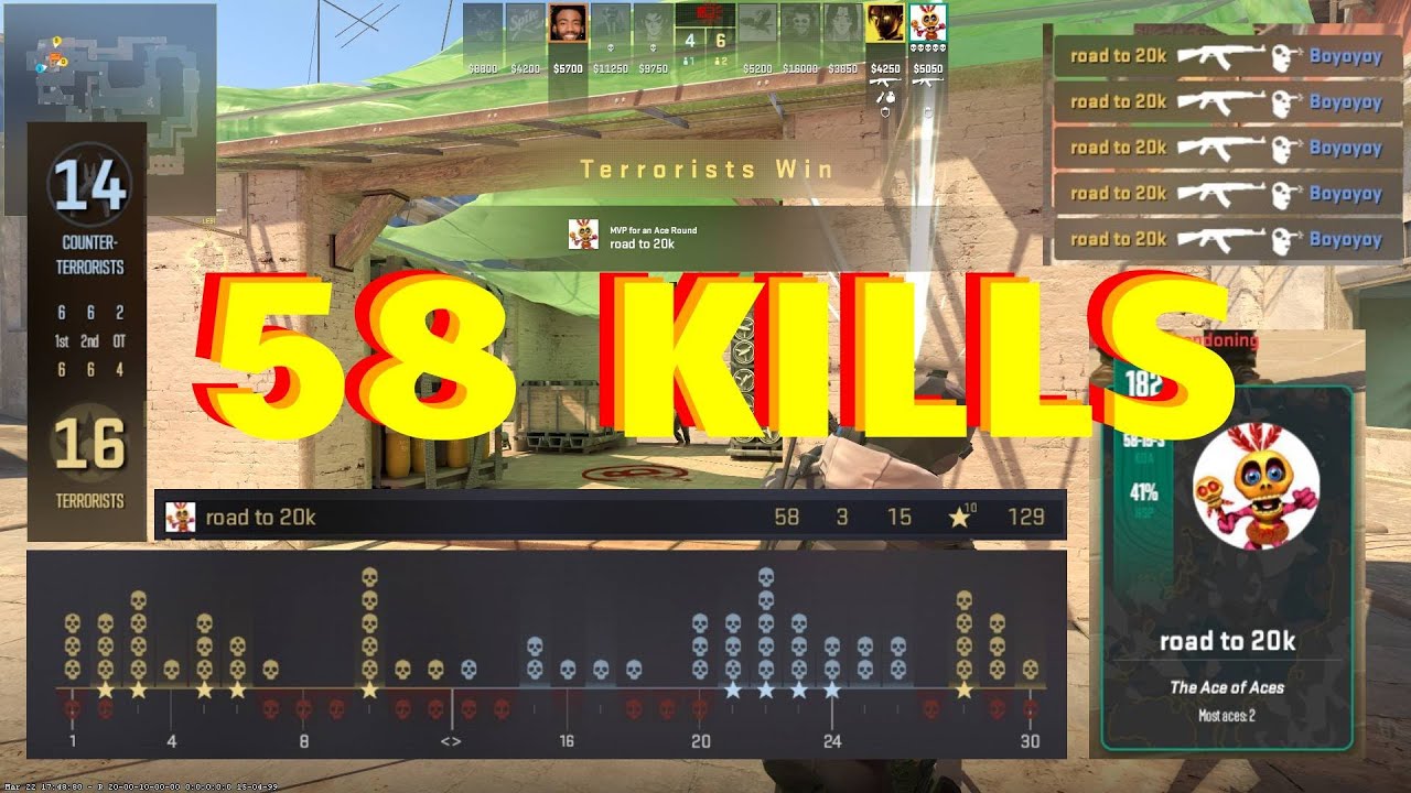 CS2: 58 Kill Game [ROAD to 20k ELO] Ep. 3 - YouTube
