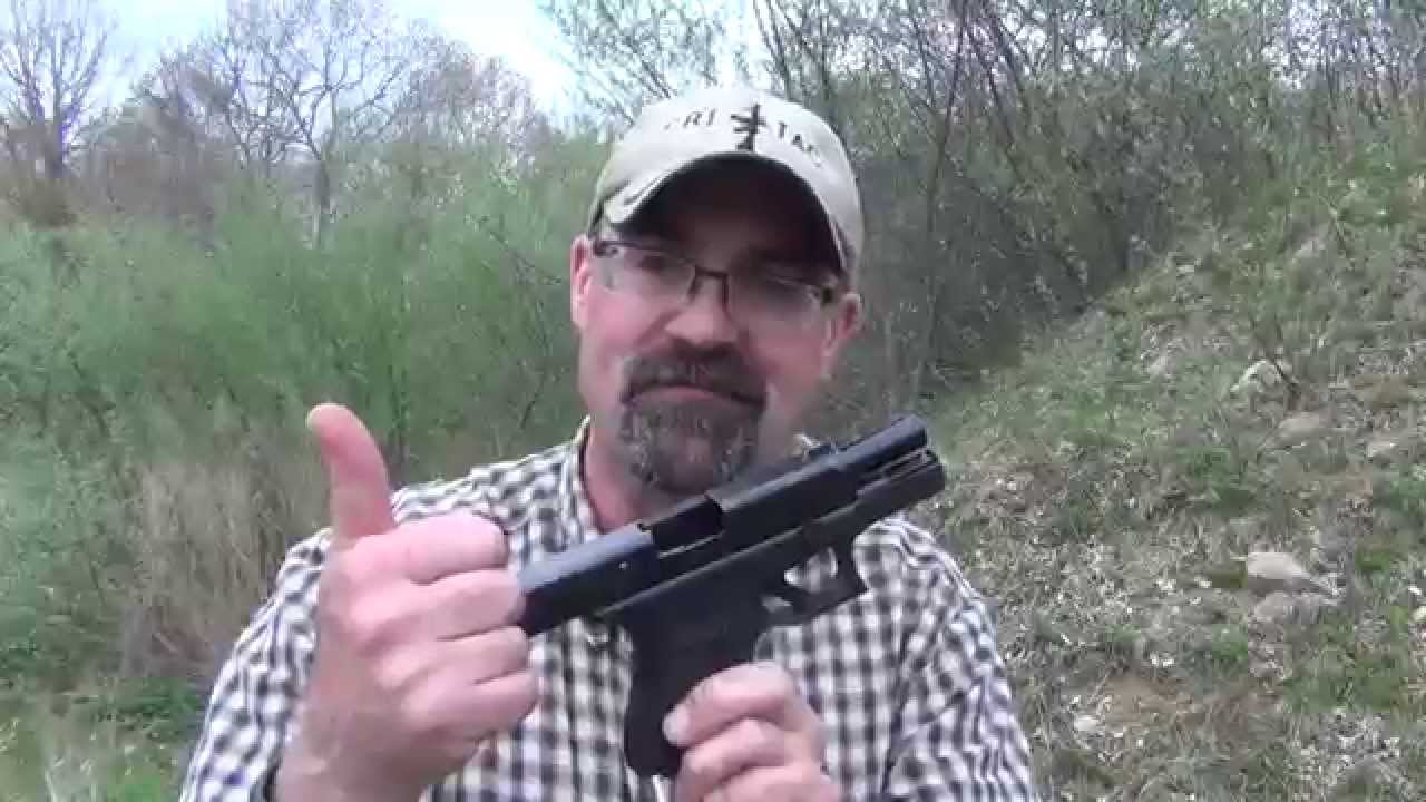 Franken Glock in .45 ACP (Today it's called the G30s). - YouTube