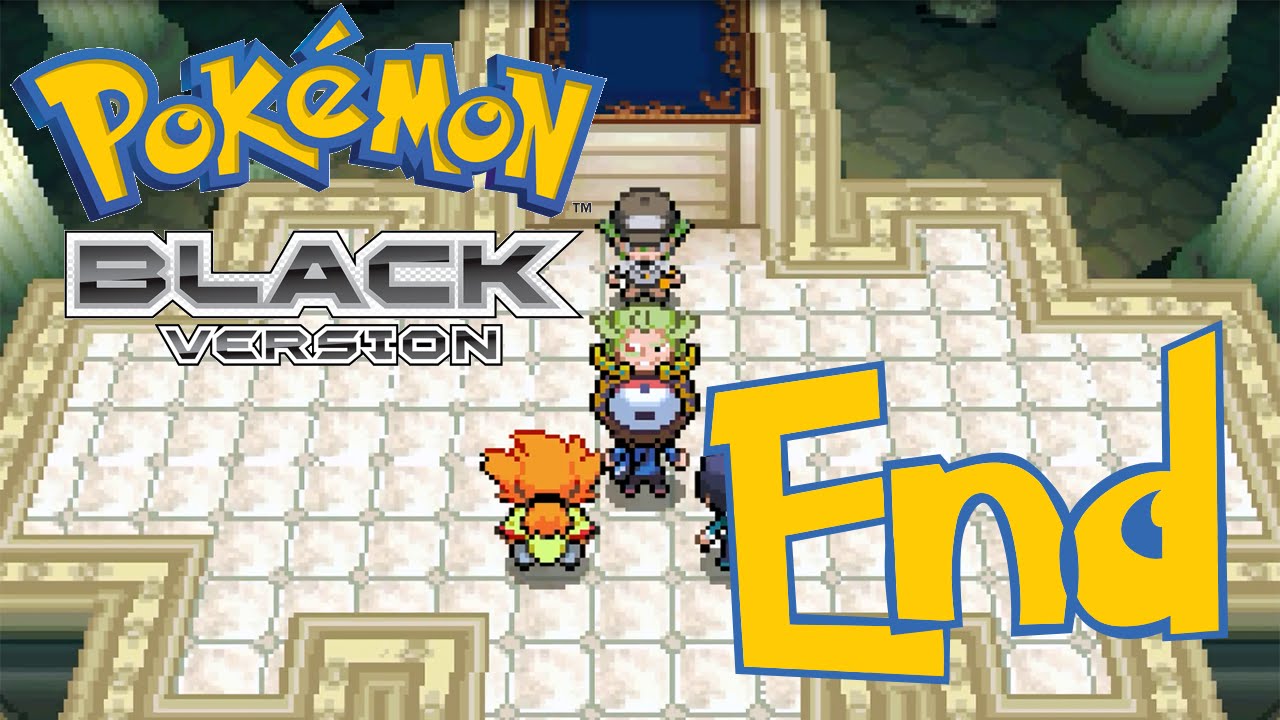 Pokemon Black Playthrough Final Part Ending =) W/Facecam - YouTube