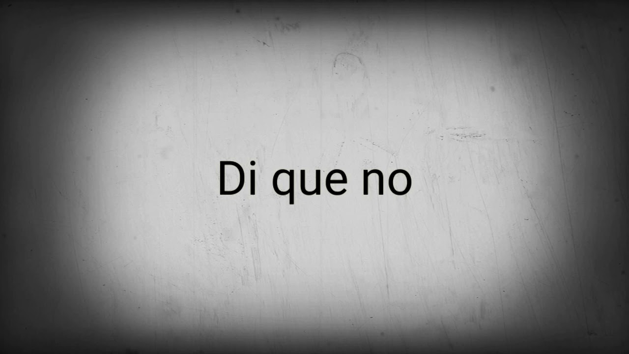 Di que no -Pedro Infante- (letra) - YouTube Music