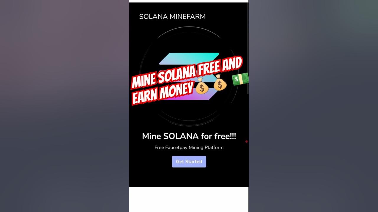 Mine Solana (SOL) for FREE! Best Solana Mining Site in 2025 #shorts #freesolana #cryptomining ...