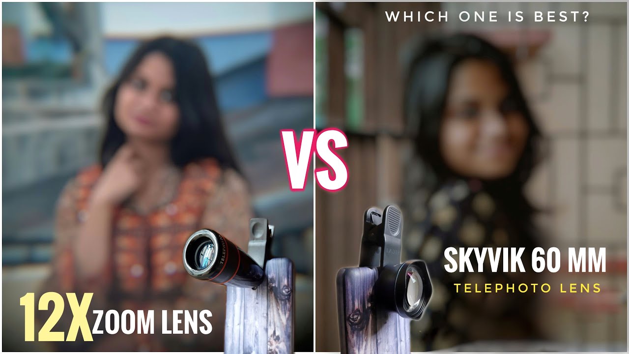 12X ZOOM LENS FOR MOBILE vs SKYVIK 60MM TELEPHOTO LENS | Which Is Best ...