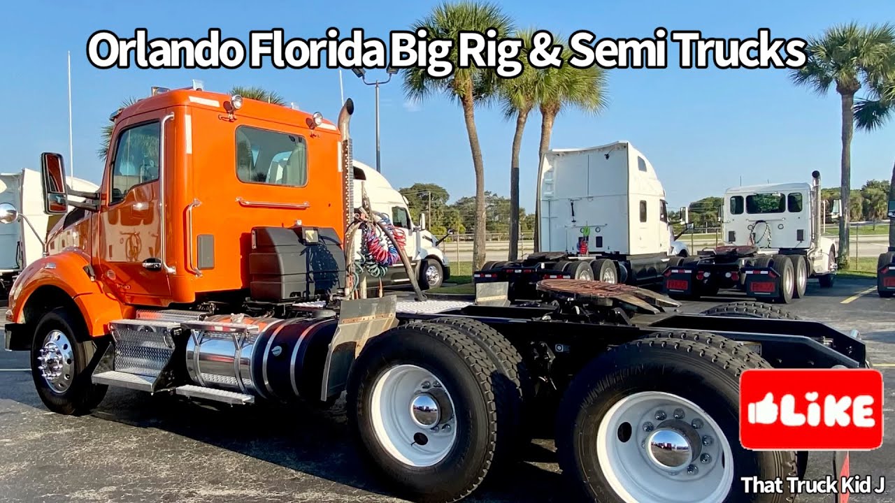 Big Rigs and Semi Trucks spotting in Orlando Florida - YouTube