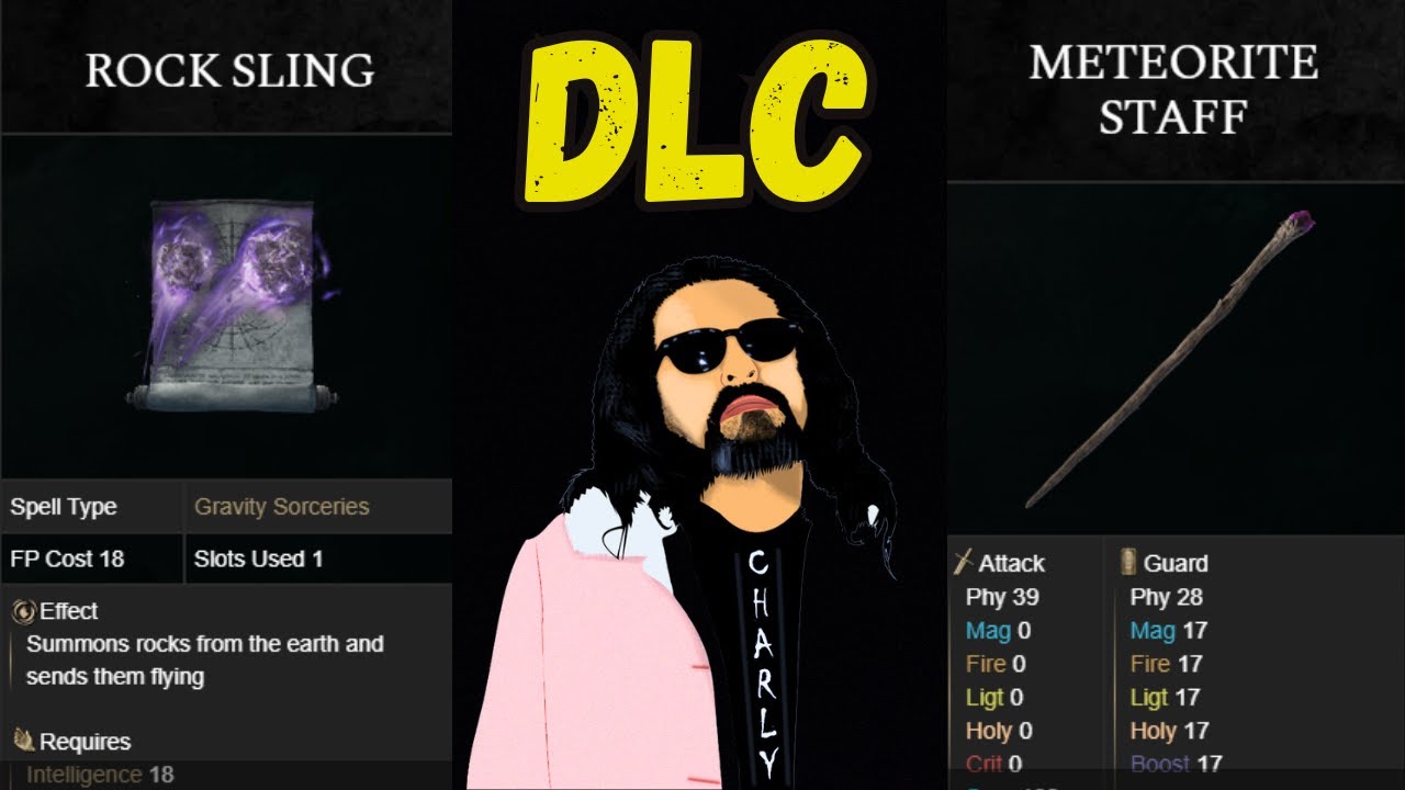 Meteorite staff/Rock sling in DLC - YouTube