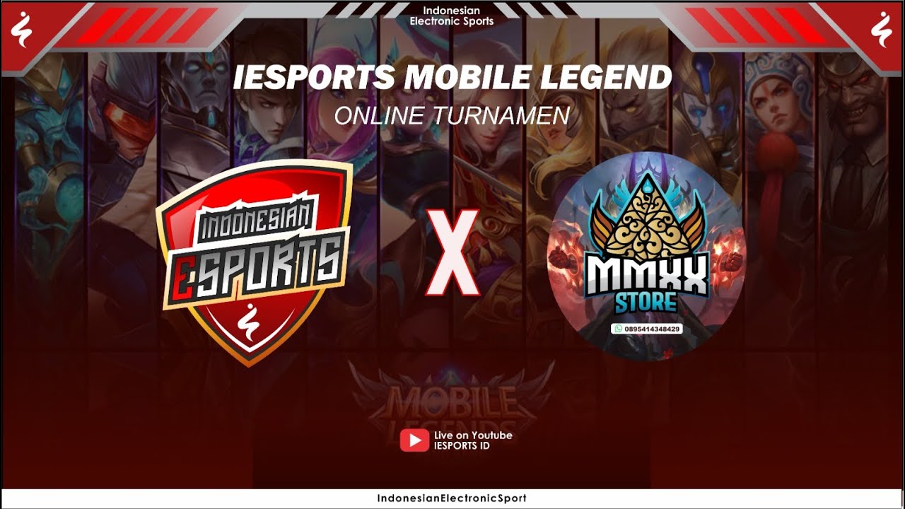 (LIVE MOBILE LEGEND) IESPORTS X MMXX STORE - MLBB ONLINE TURNAMEN DAY 2 ...