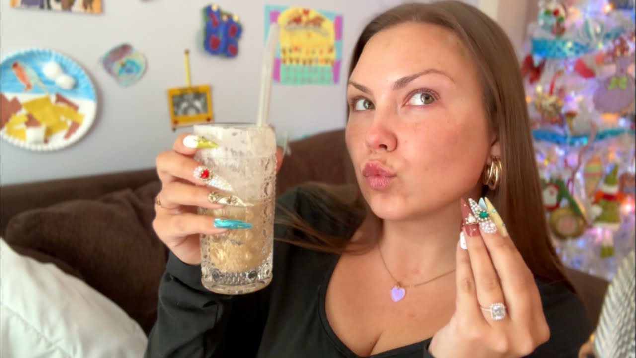 asmr/ coffee with me ☕️🧊🤎 - YouTube