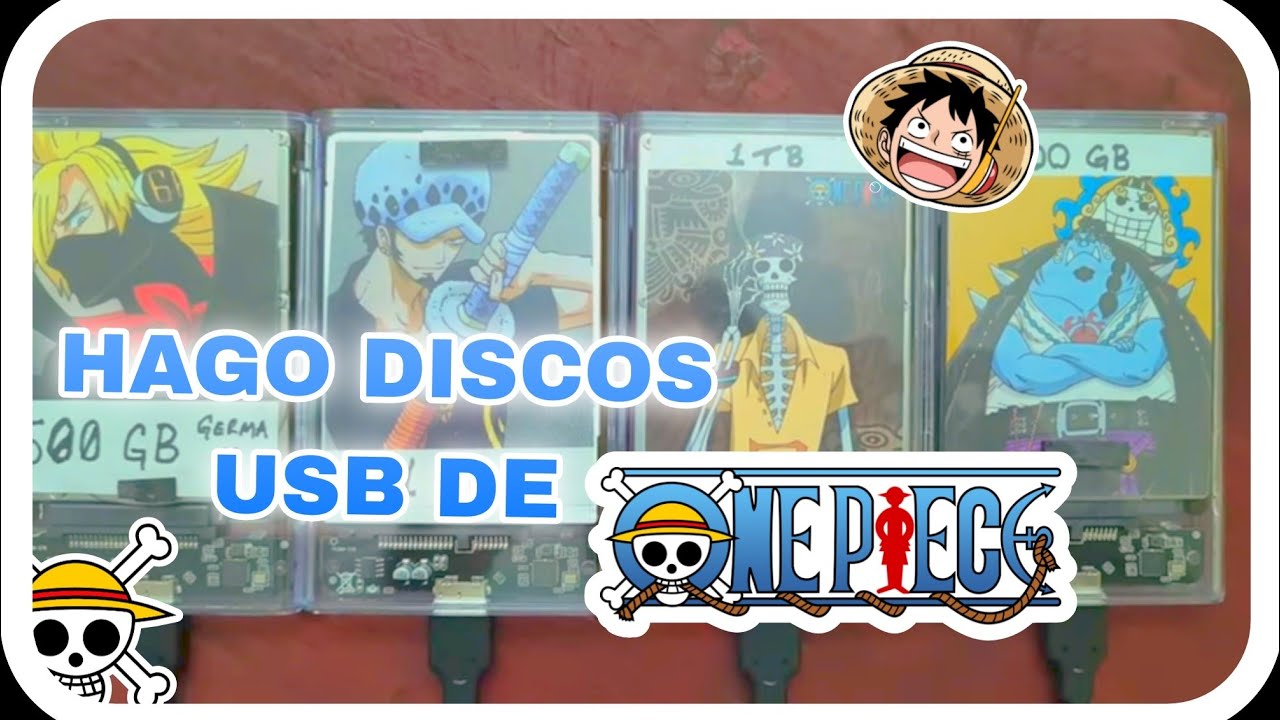 Hago DISCOS USB de ONE PIECE - YouTube
