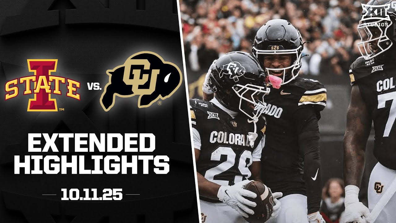 #22 Iowa State vs. Colorado Extended Highlights | 2025 Big 12 Football ...