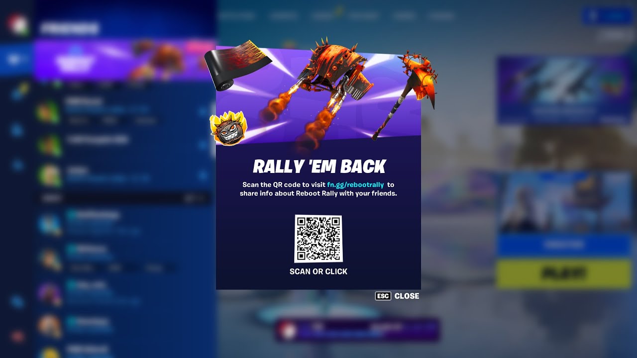 How to Rally your friends from their profile or the Reboot Rally event ...