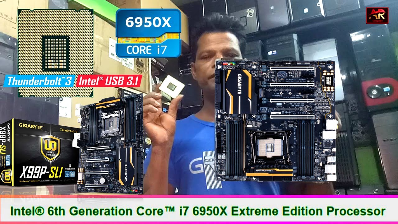 i7 6950X Extreme Edition Processor | gigabyte motherboard - YouTube