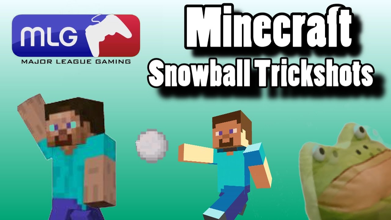 Snowball Trick Shots!! |Minecraft| xbox one edition - YouTube