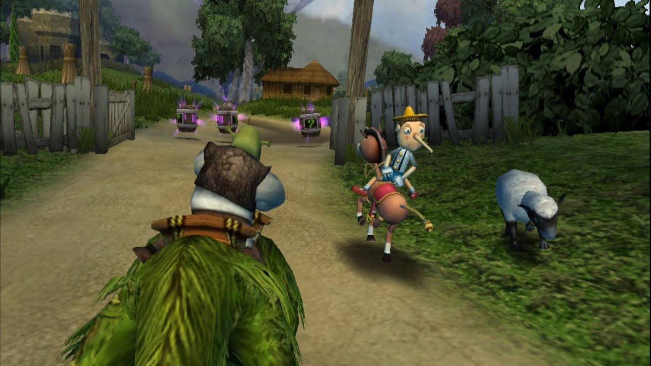 Shrek Smash n' Crash Racing in VR race6 Oculus Rift - YouTube