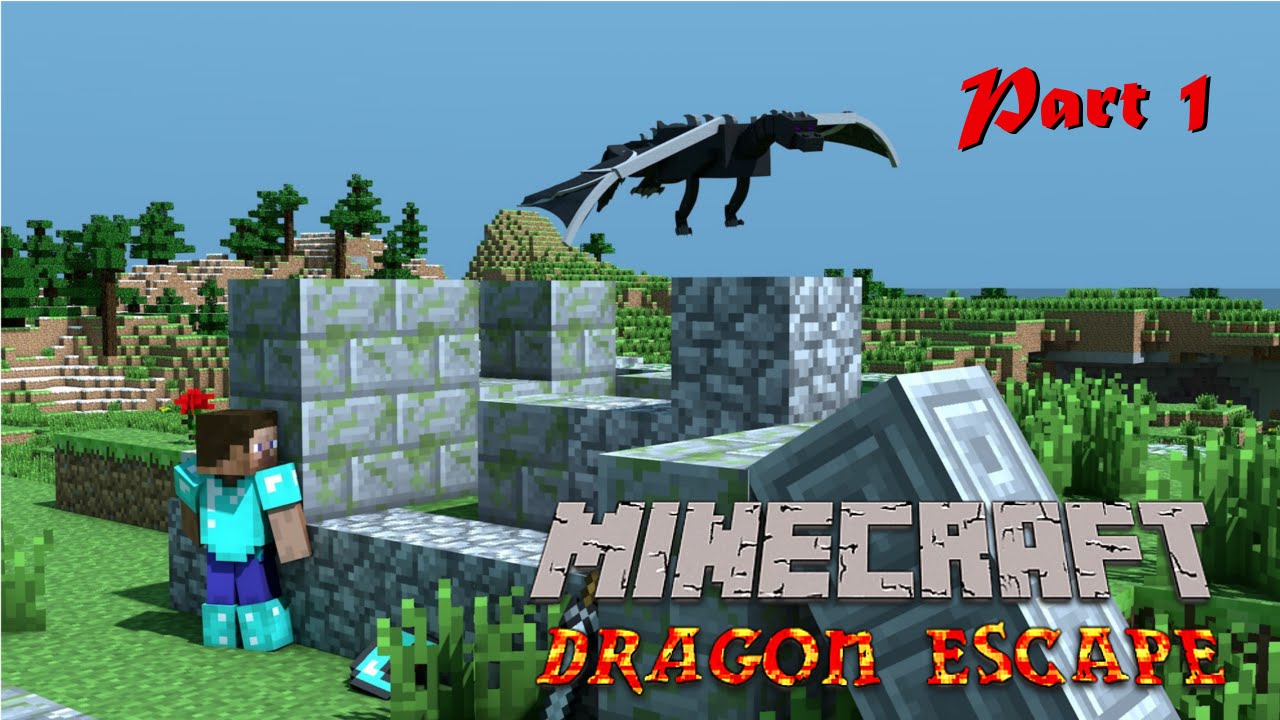 Minecraft Dragon Escape Part 1 - Challenge accepted! - YouTube