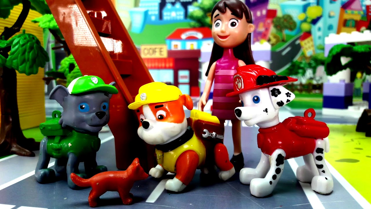 Paw Patrol Stop Motion video for toddlers - YouTube