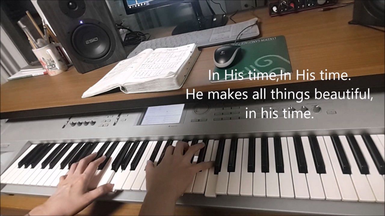 주님의 시간에 In His Time-피아노piano,악보 sheet 권성희 - YouTube