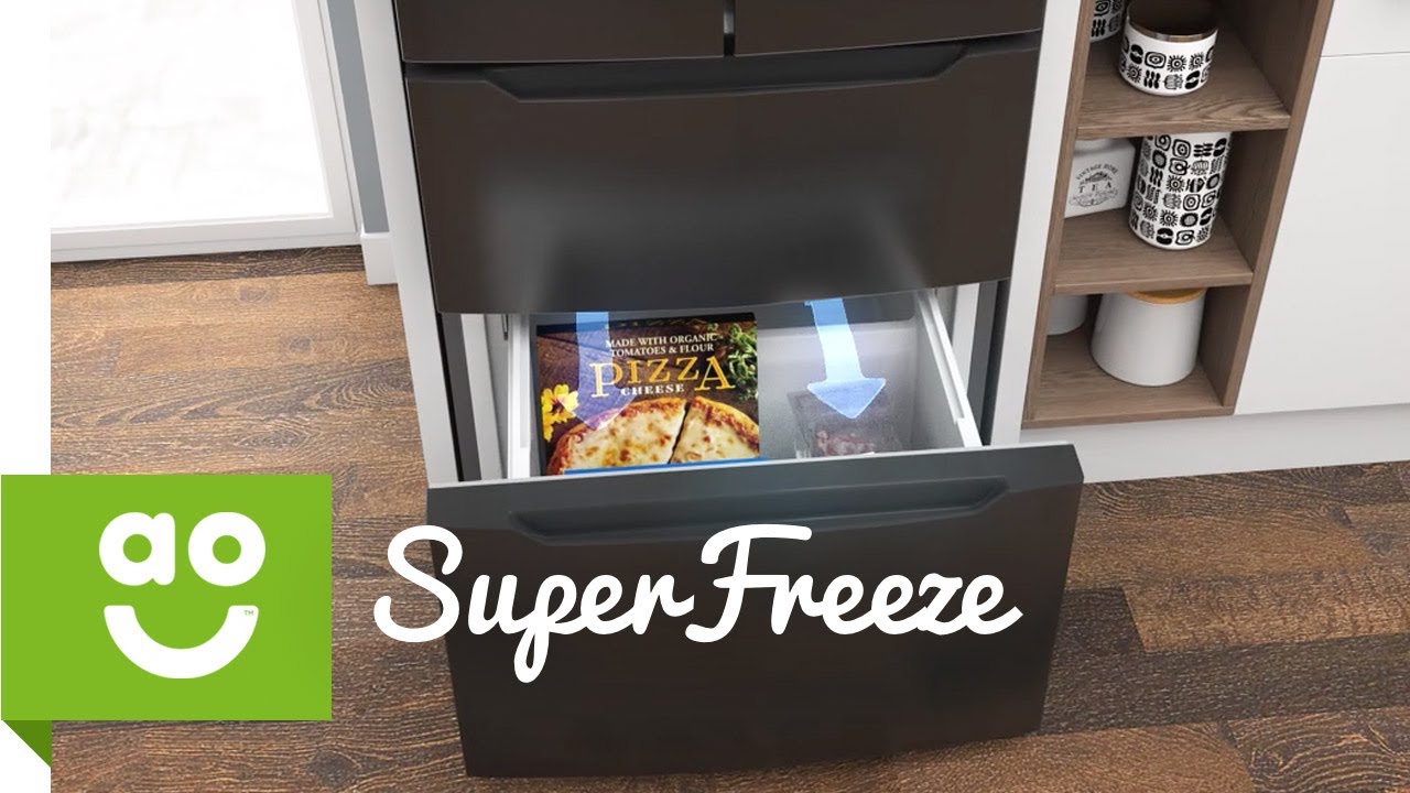 Hisense SuperFreeze | American Fridge Freezers | ao.com - YouTube