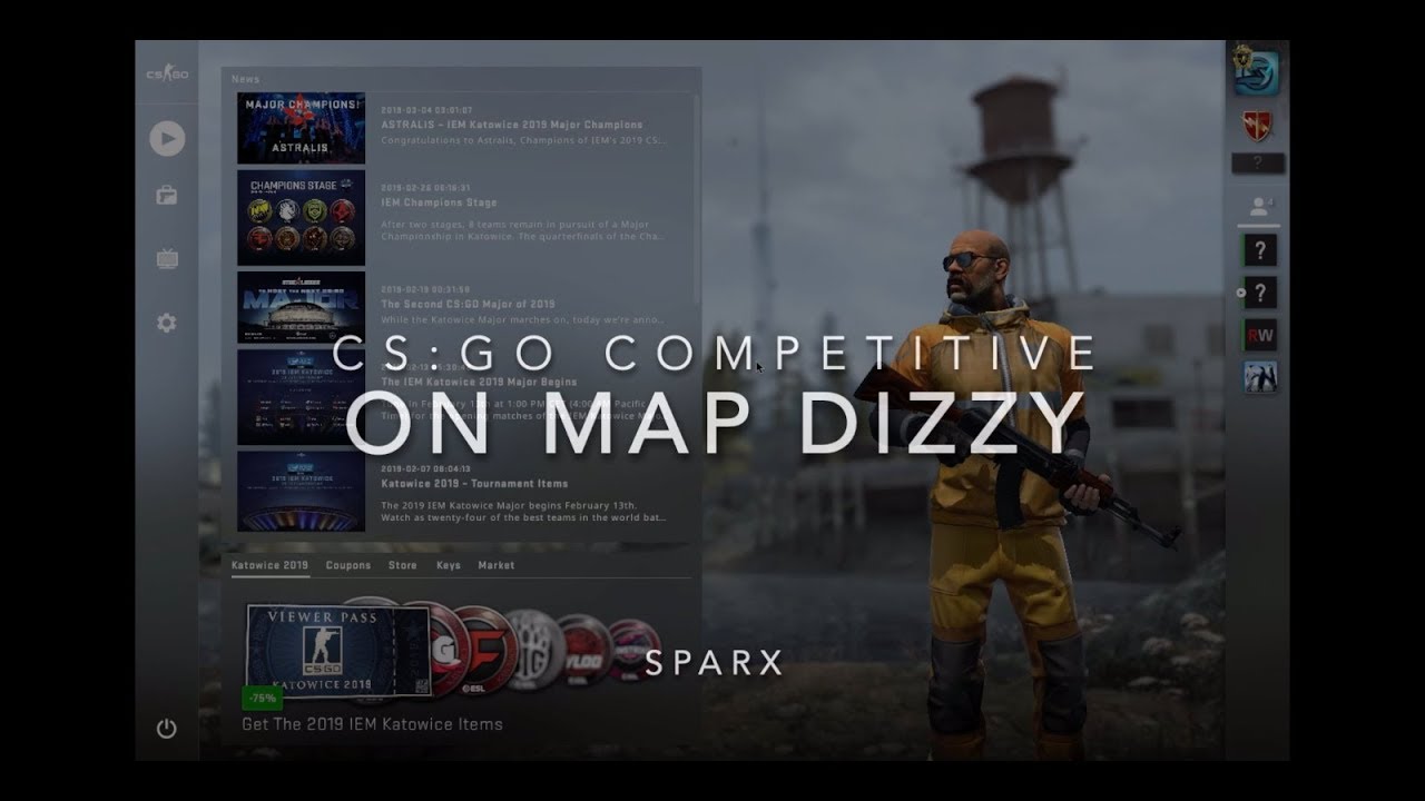 CS:GO Dizzy map competitive match the_sparx - YouTube