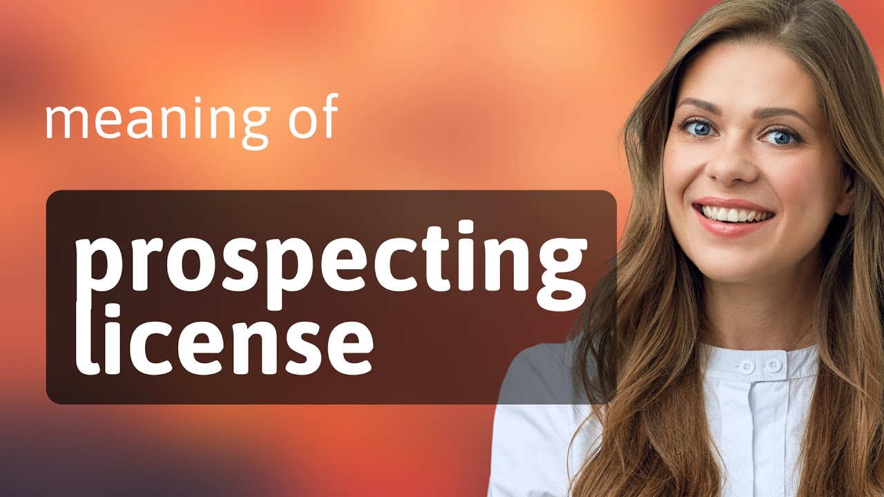 Unlocking the Secrets: What is a Prospecting License? - YouTube