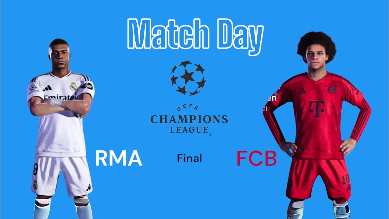 Champions League Final | RMA VS FCB | FL 25 ⚽ - YouTube