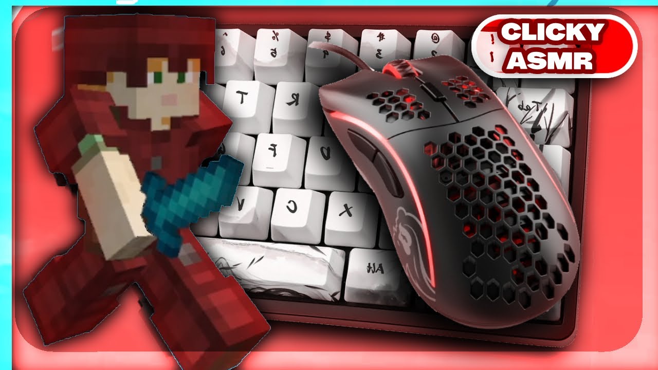 Clicky Keyboard + Mouse Sounds ASMR | Pika Bedwars - YouTube