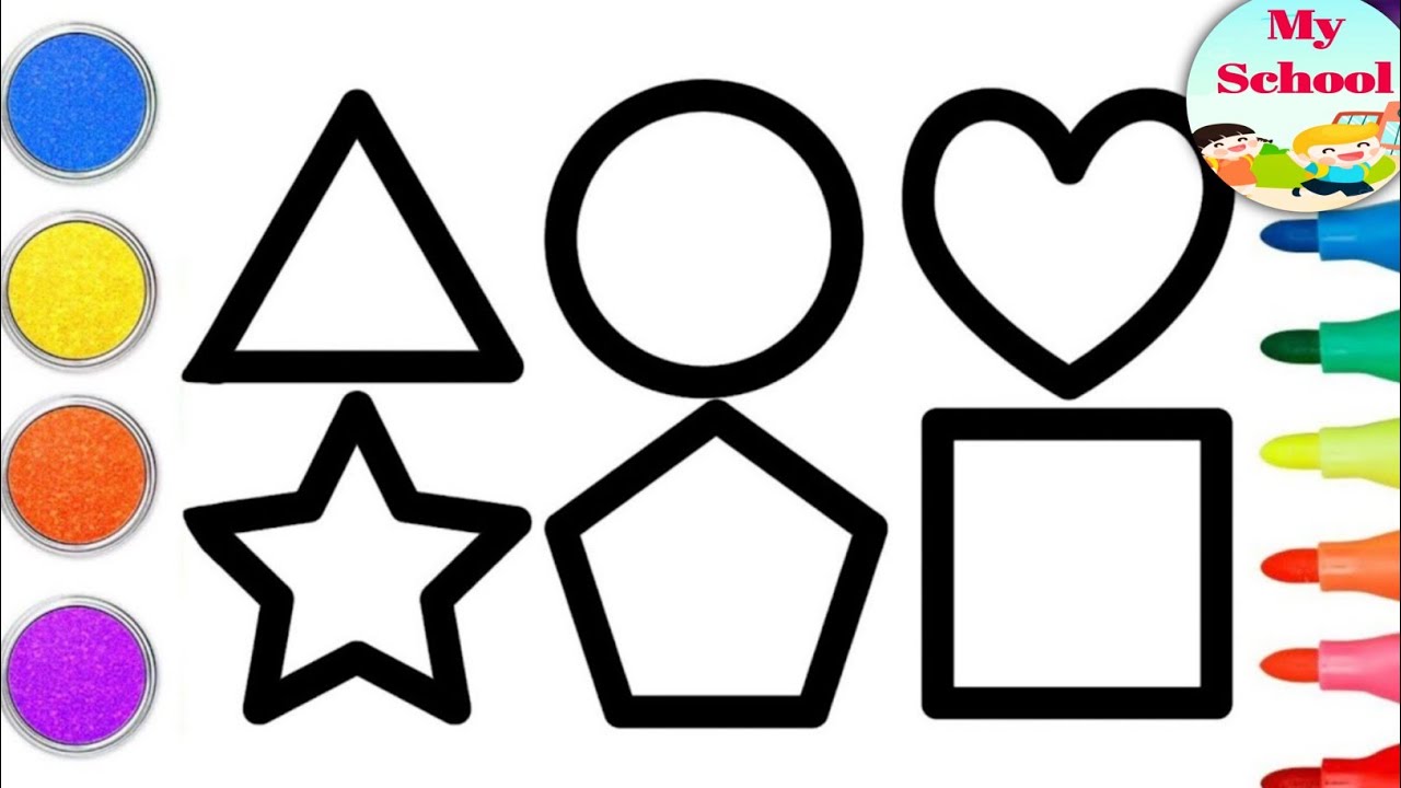 Learn 2d shapes name, Learn 3d shape name, Shape name song,Rhymes for ...