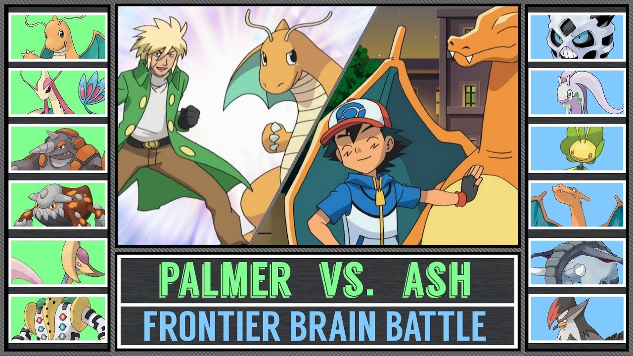 Ash vs. Palmer (Pokémon Sun/Moon) - Sinnoh Frontier Brain Battle - YouTube