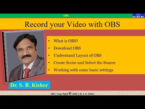 Record your Video with OBS (Record your PPT Presentation) - YouTube