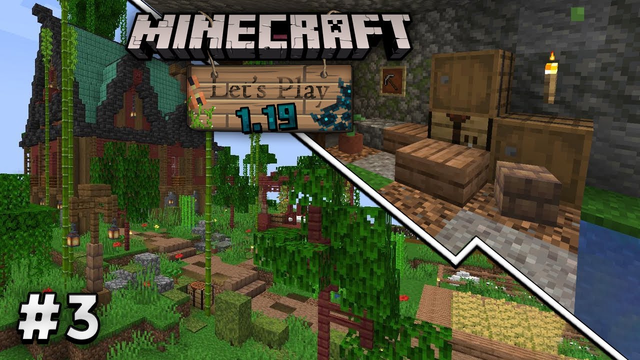 INTERIOR & TERRAFORMING [Guide] | Minecraft Let's Play 1.19 Survival ...