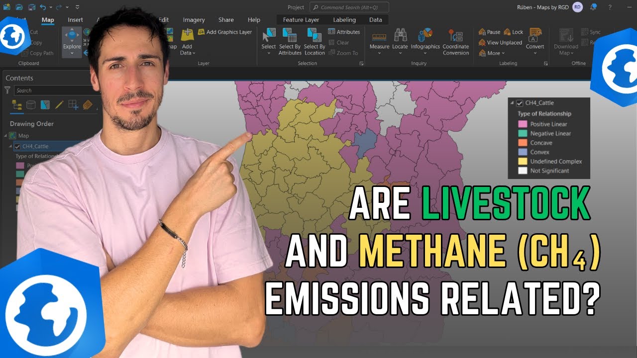 USING LOCAL BIVARIATE RELATIONSHIPS TO CHECK IF LIVESTOCK AND METHANE (CH4) ARE RELATED - ARCGIS ...
