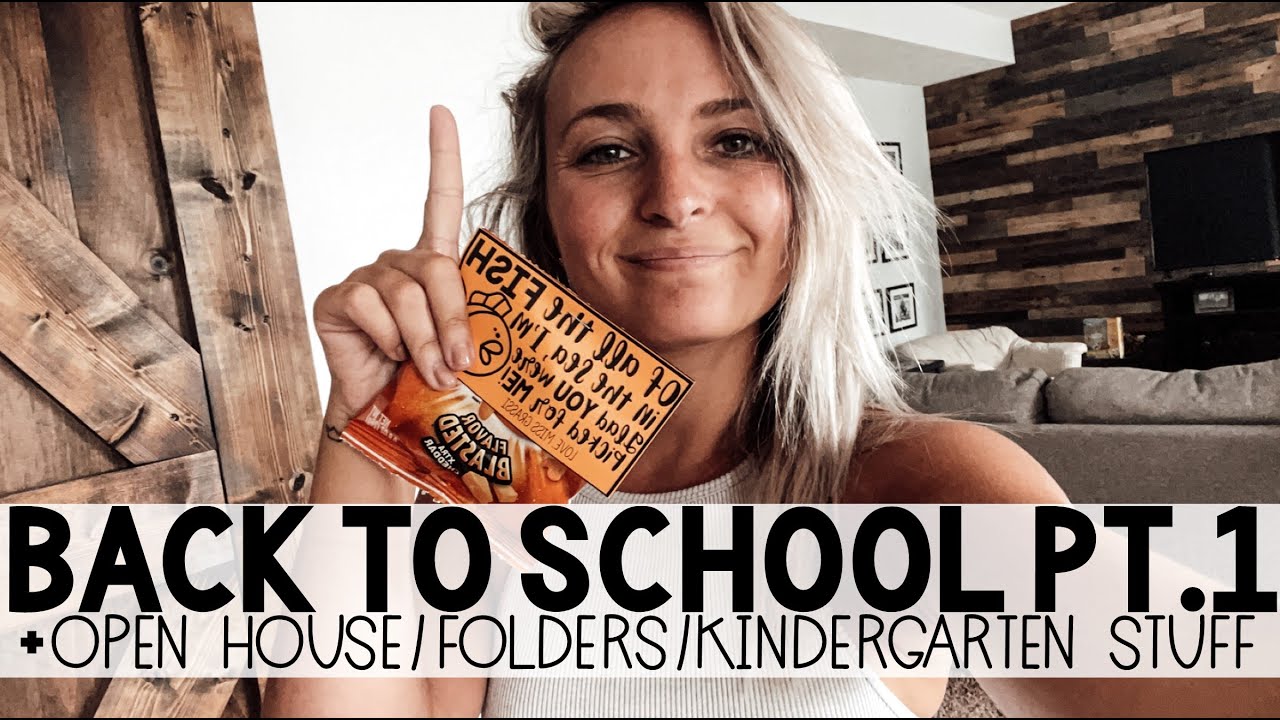 getting ready for back to school part 1 + kindergarten beginning of the ...